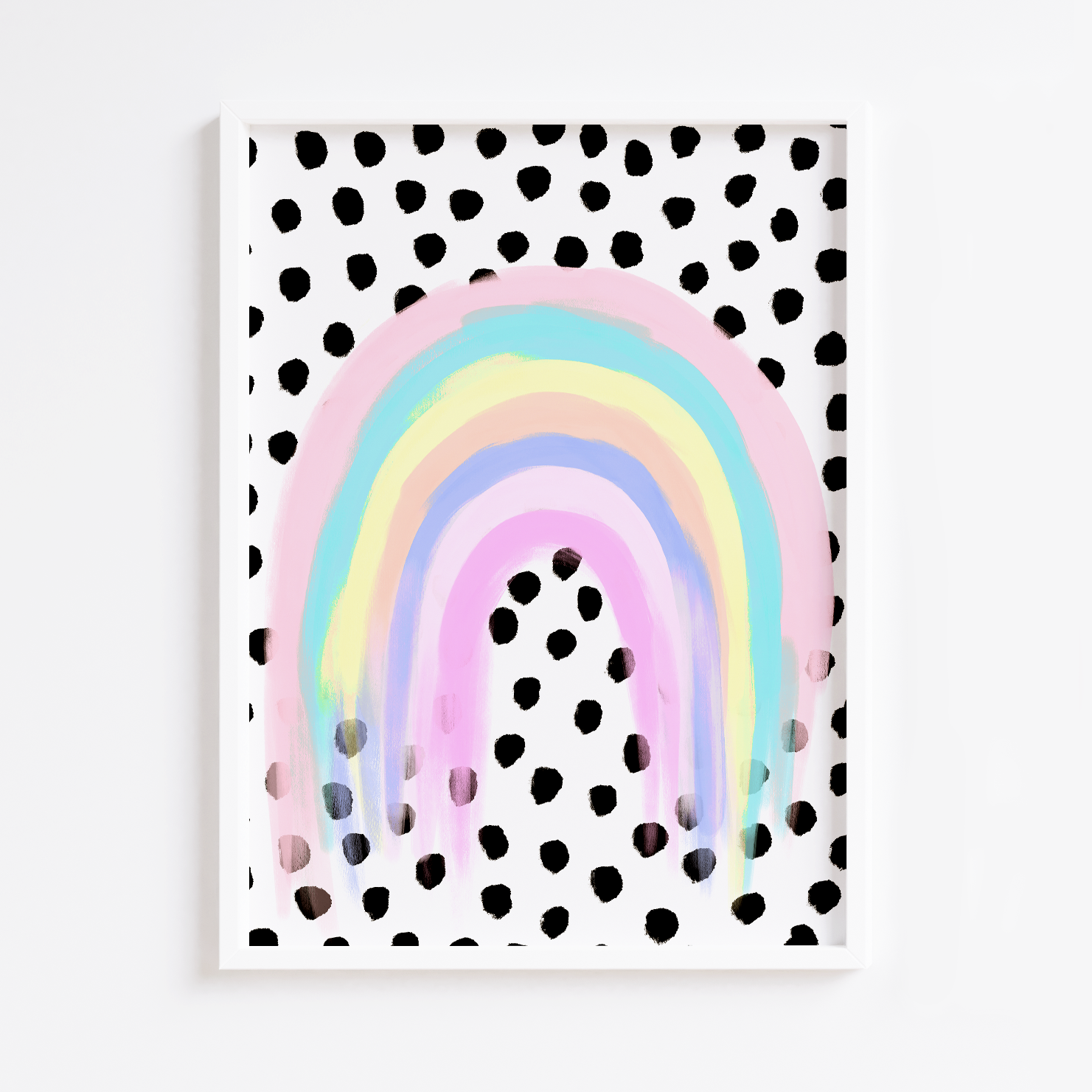 Spot Pastel Rainbow – Peachi Prints