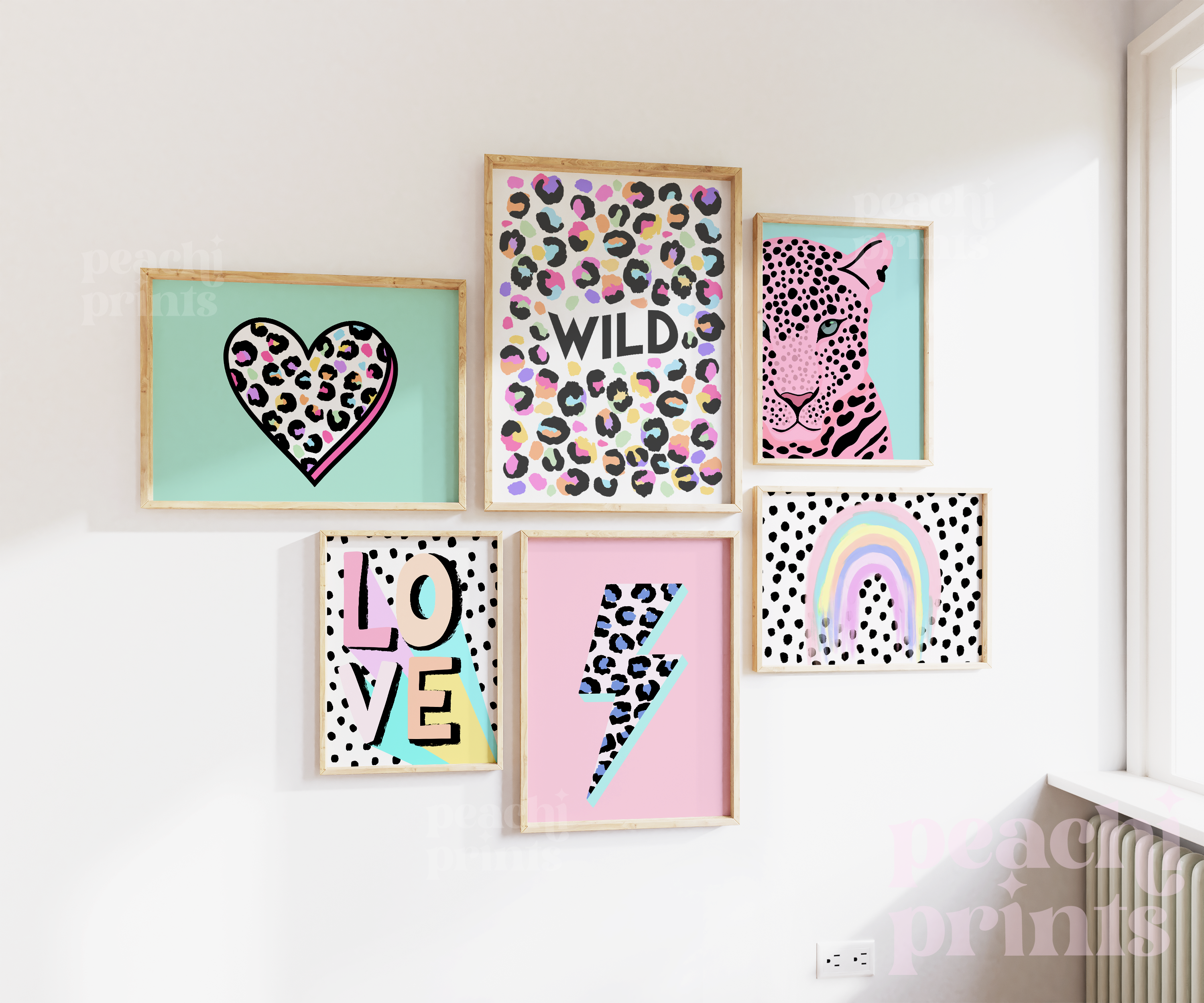 'Wild' Gallery Wall Set – Peachi Prints