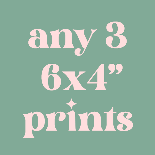 Any 3 6x4 Prints Mix and Match – Peachi Prints