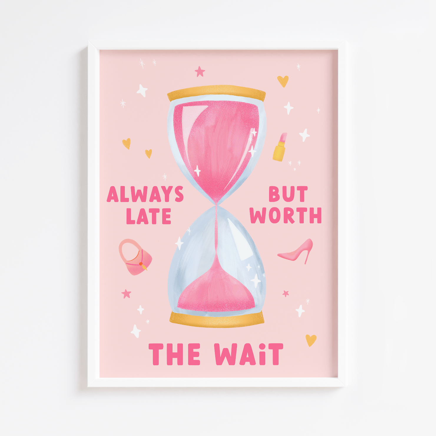 Always Late Print – Peachi Prints