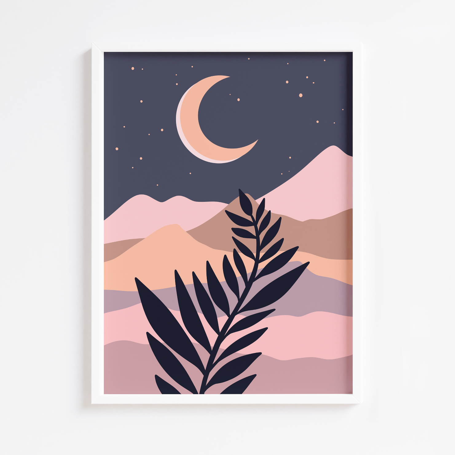 Dusky Moonscape Print – Peachi Prints