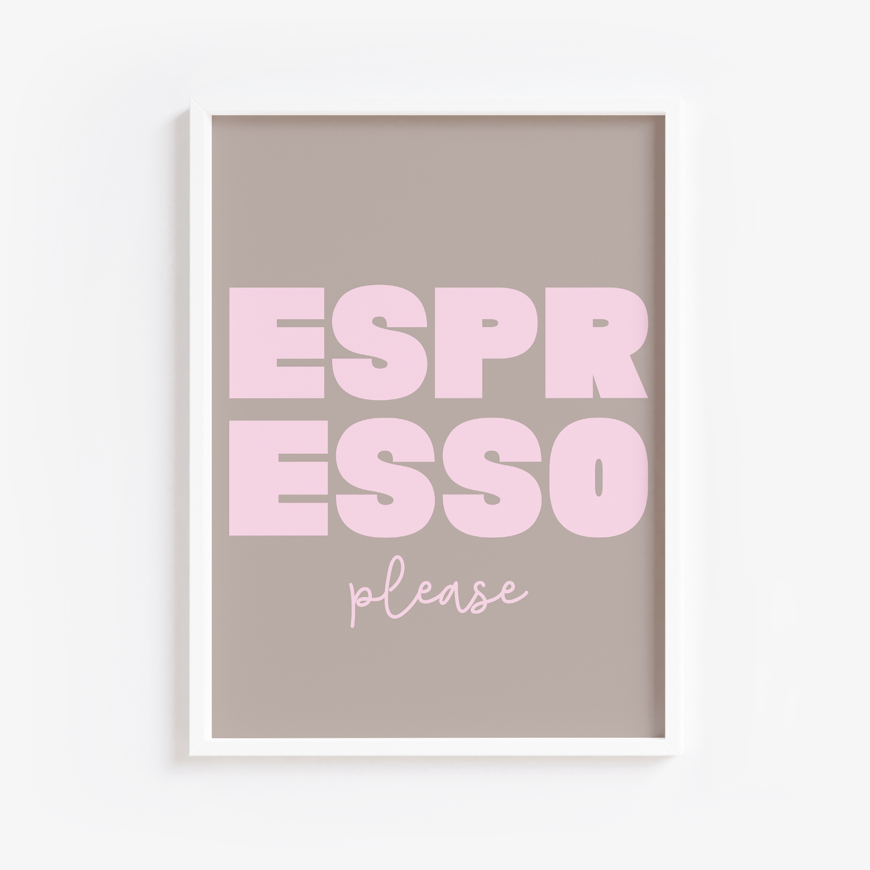 Espresso Please Print – Peachi Prints