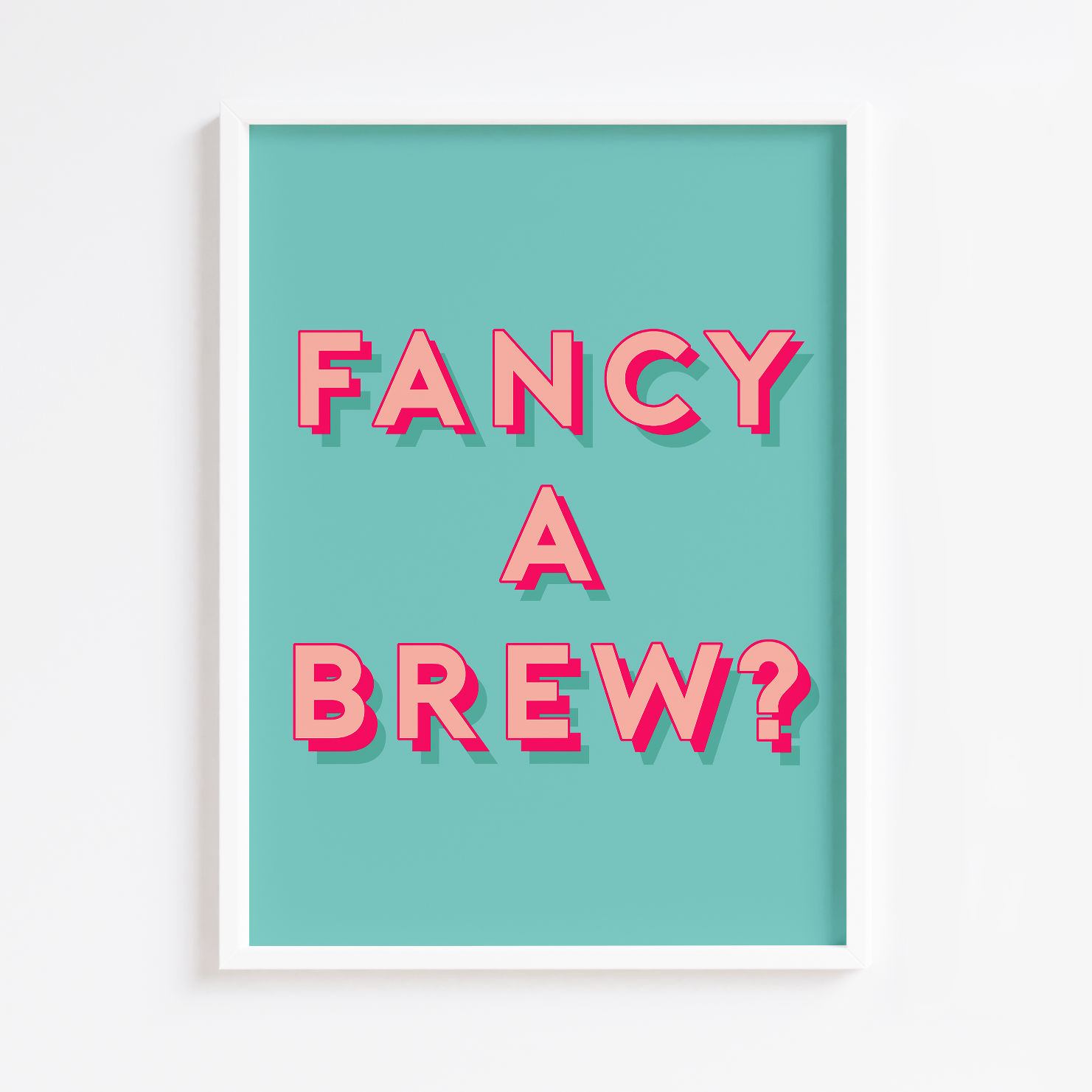 Fancy a Brew Print – Peachi Prints