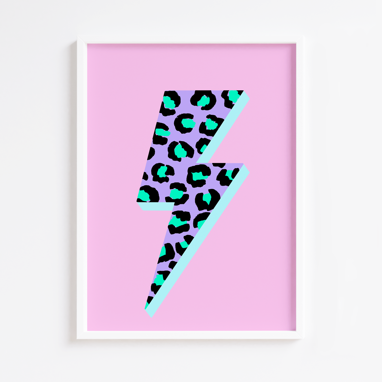 Pap Lightning Logo Lightning Bolt Applique Greeting Card — Chloe
