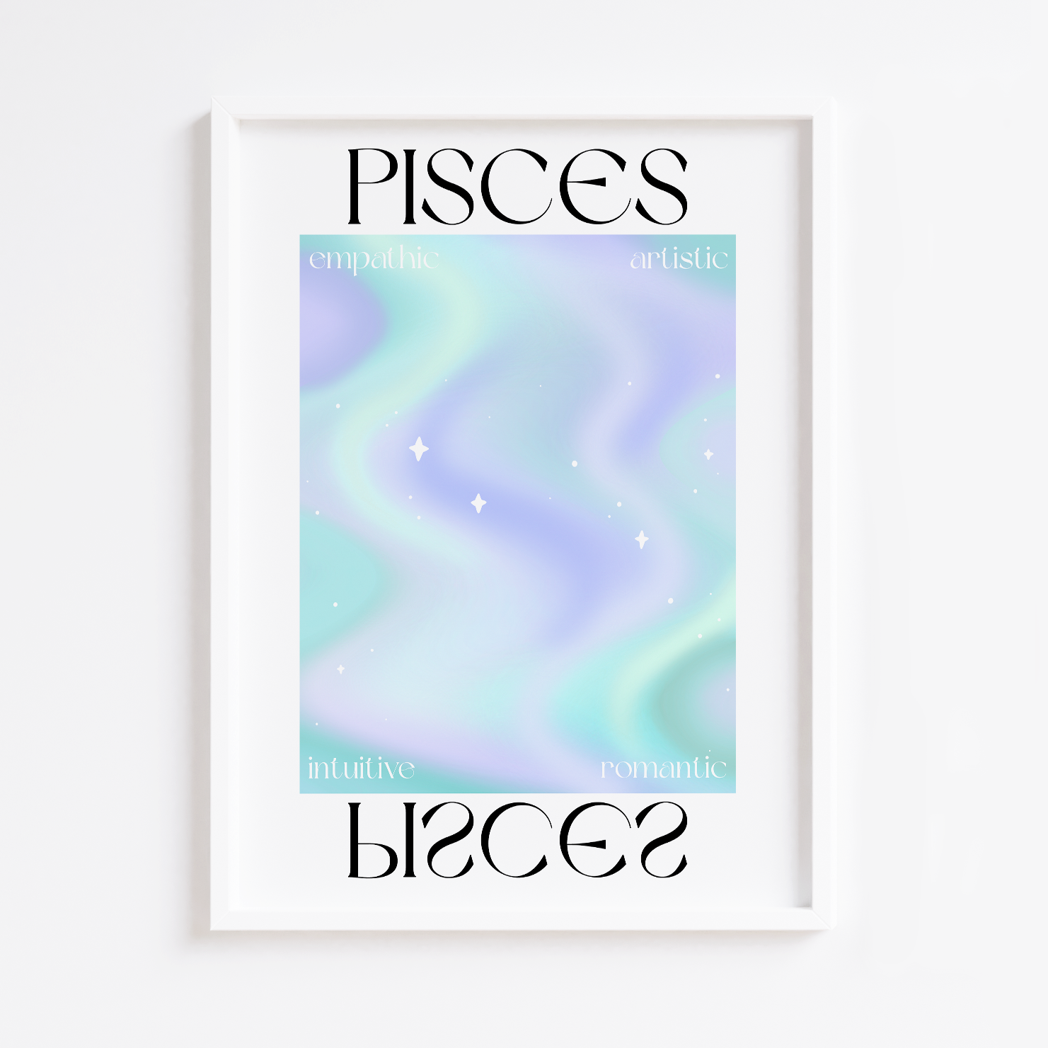 Pisces Zodiac Print – Peachi Prints