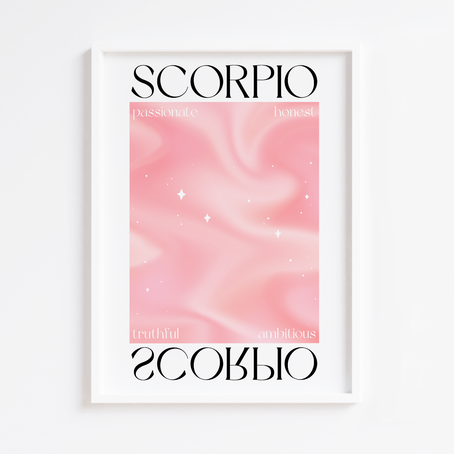 Scorpio Zodiac Print – Peachi Prints