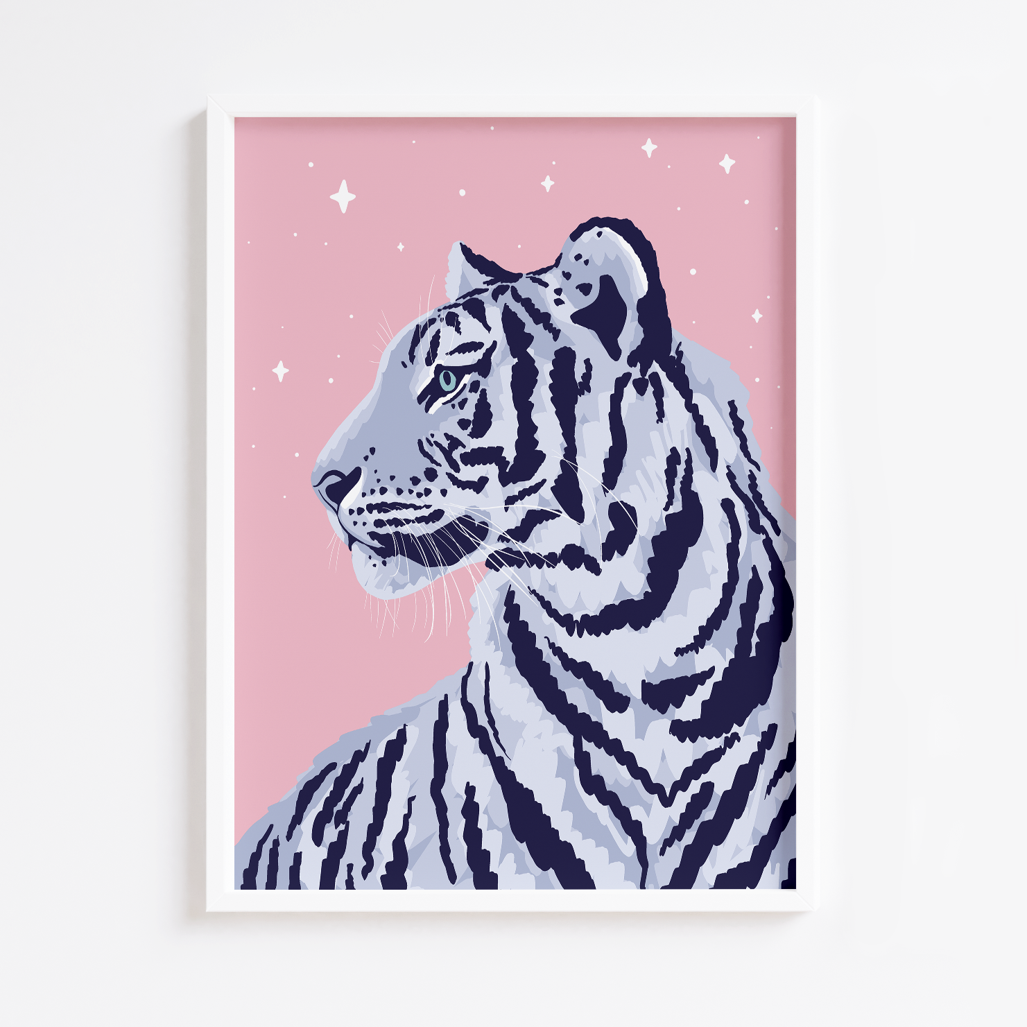 Pastel Serene Tiger Print – Peachi Prints