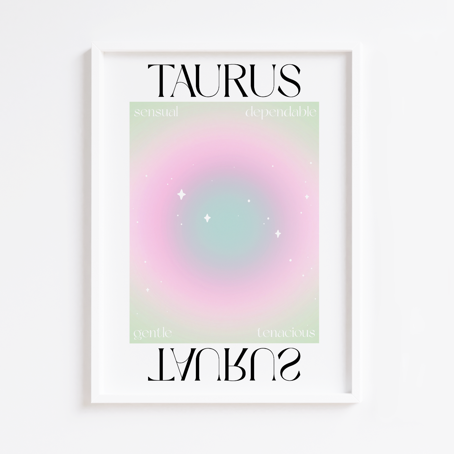 Taurus Zodiac Print – Peachi Prints